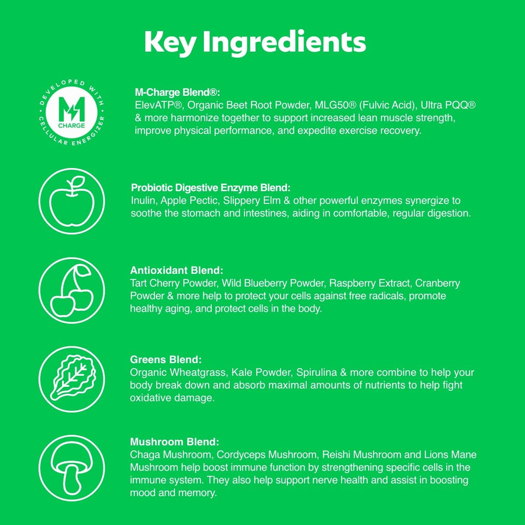 9 greens for cellular energy