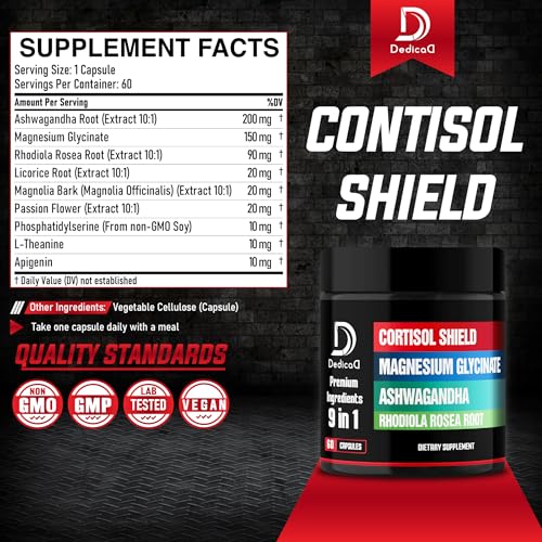 9-in-1 cortisol shield for stress relief