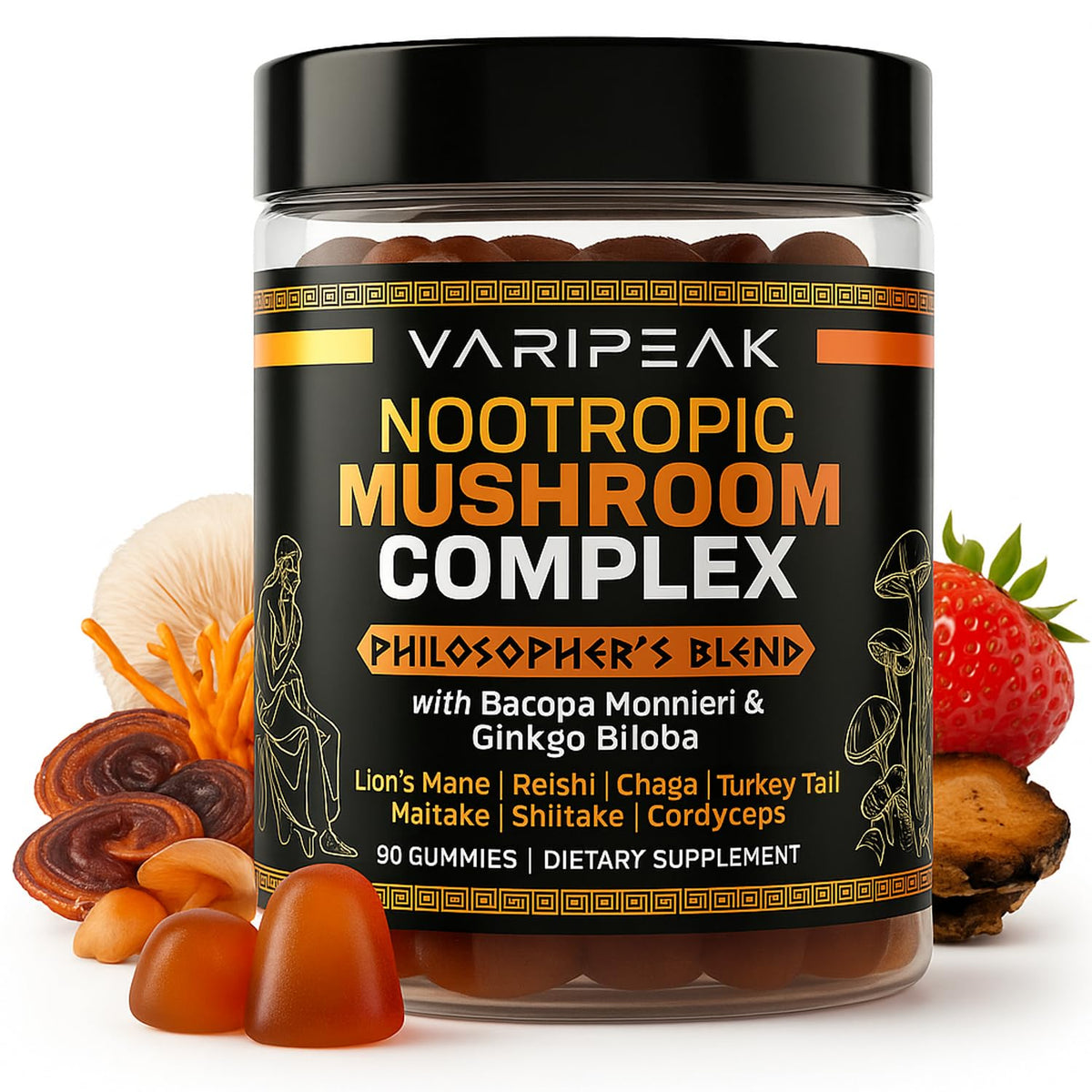 9-in-1 mushroom gummies for brain health