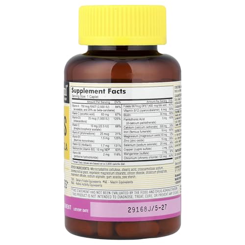 90 caplets of essential nutrients