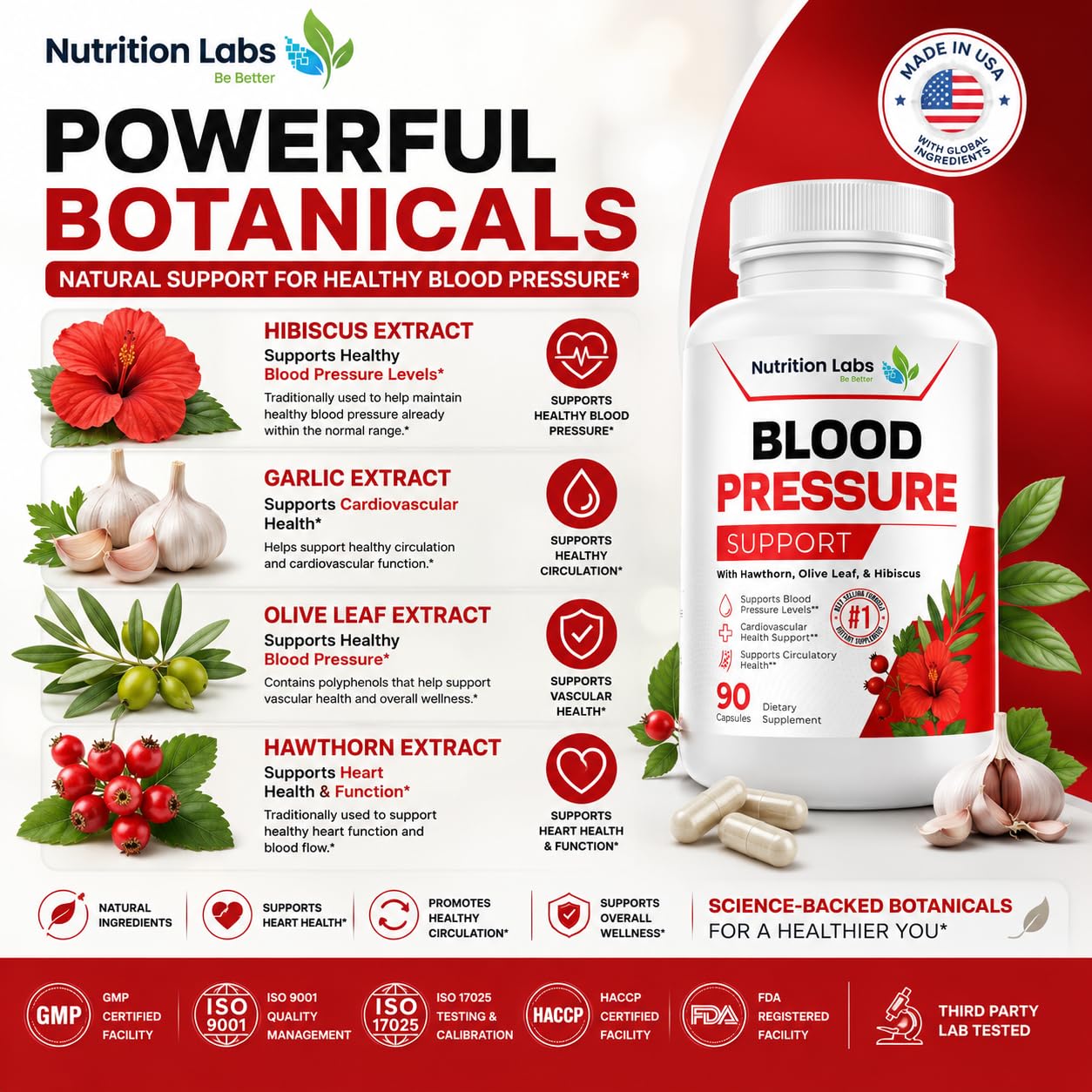 90 capsules for cardiovascular support