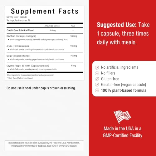 90 capsules for cardiovascular wellness