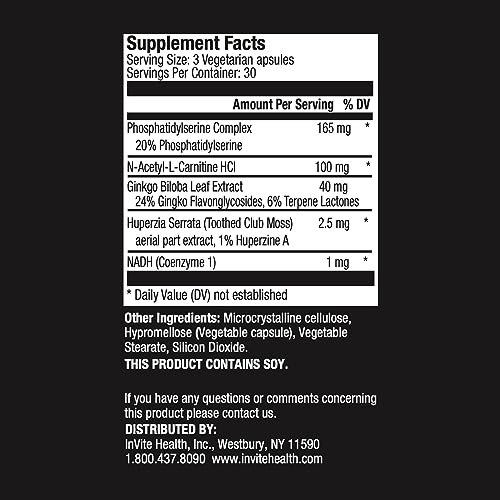 90 capsules for cognitive support