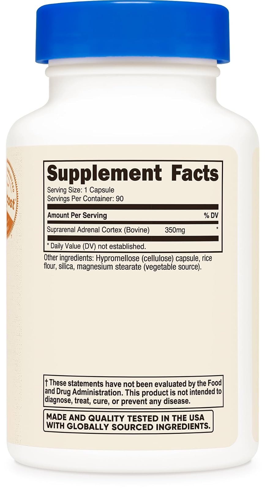 90 capsules for daily adrenal support