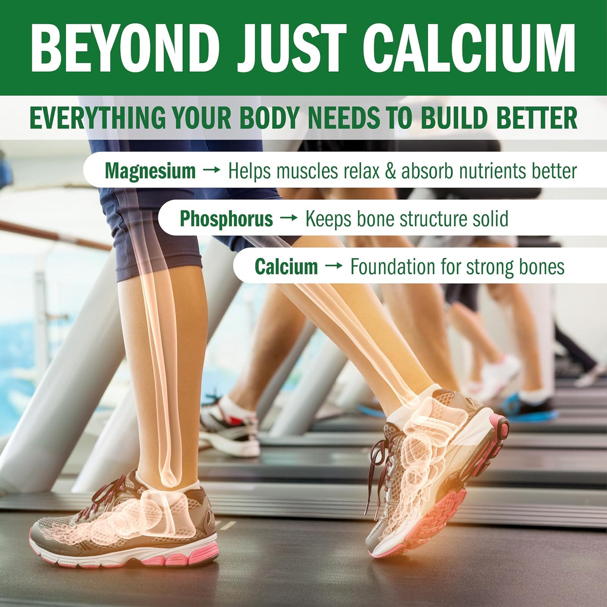 90 capsules for daily calcium intake