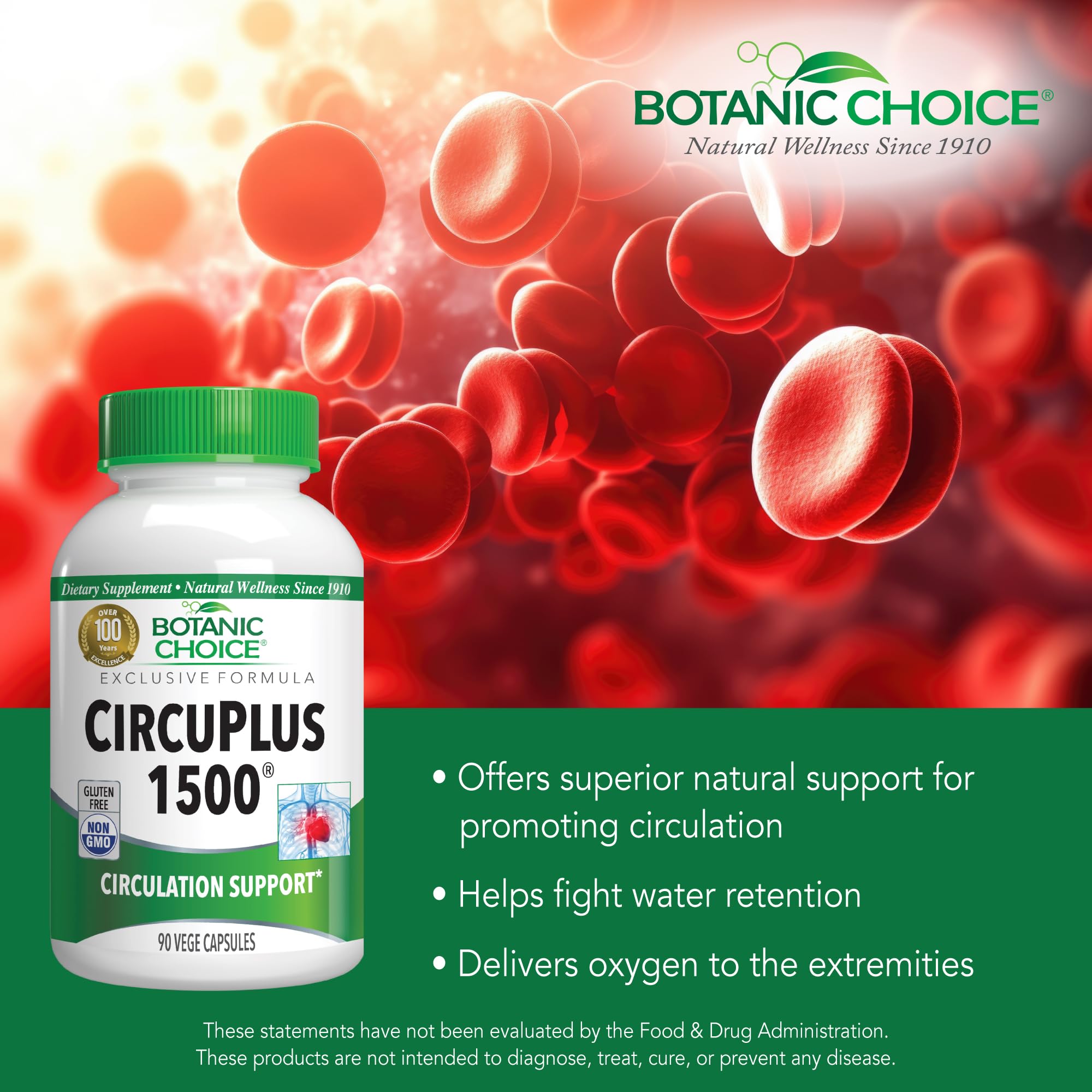 90 capsules for daily heart support