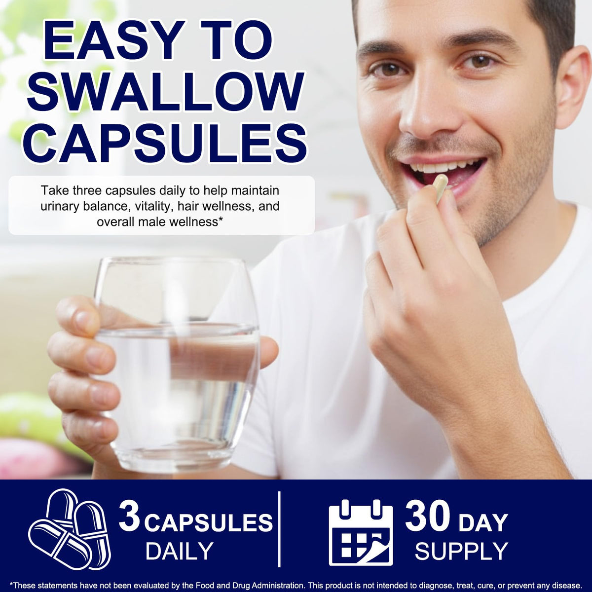 90 capsules for daily prostate care