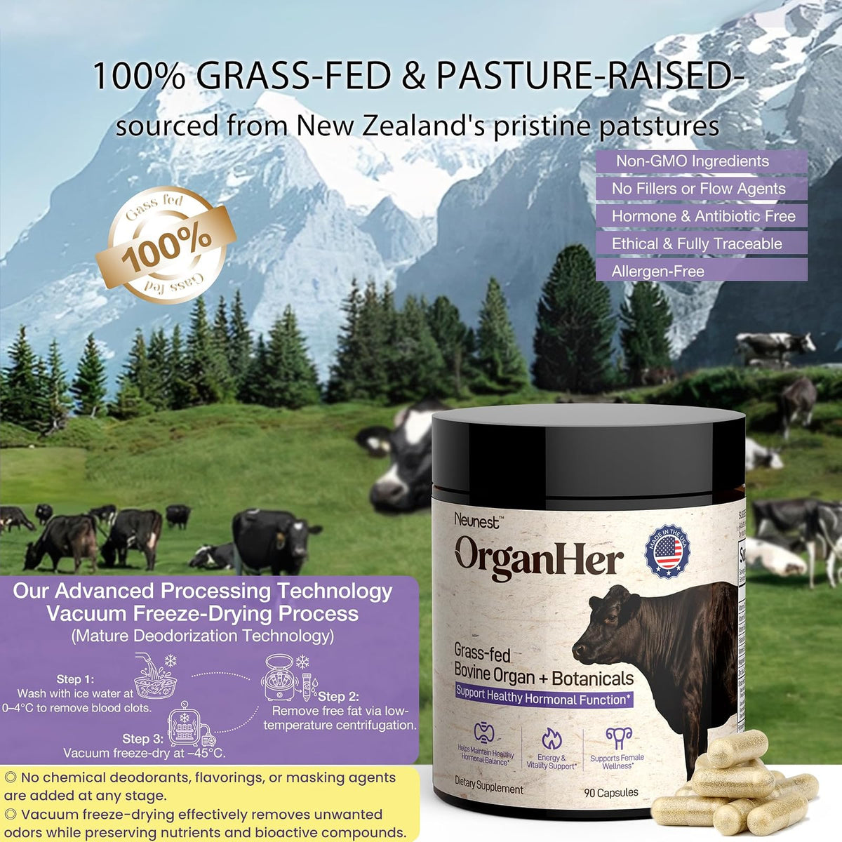 90 capsules for daily wellness