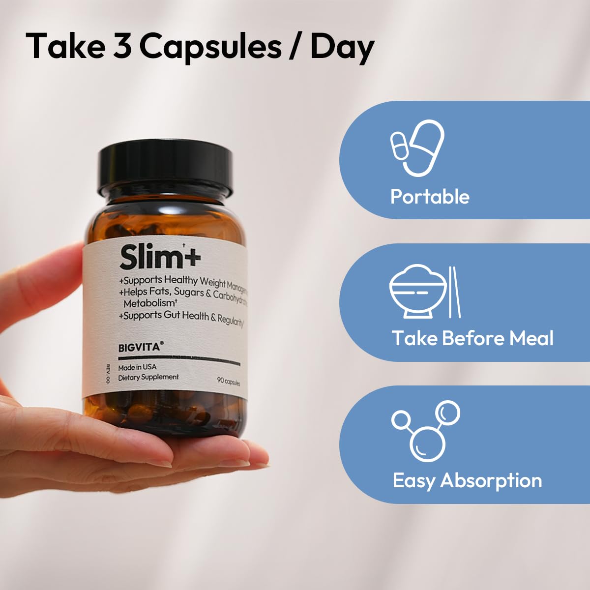 90 capsules for effective appetite control