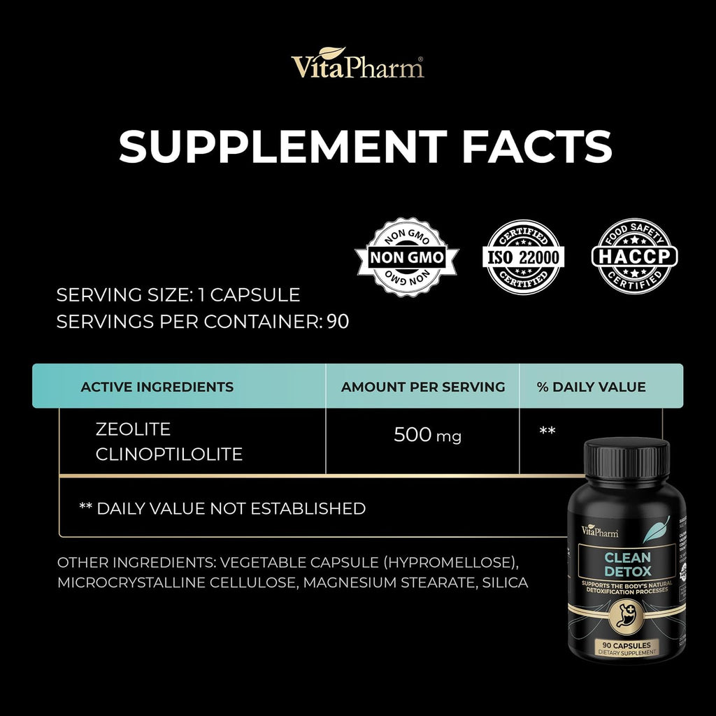 90 capsules for effective cleansing