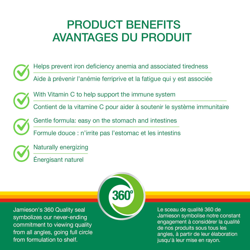 90 capsules for healthy iron levels