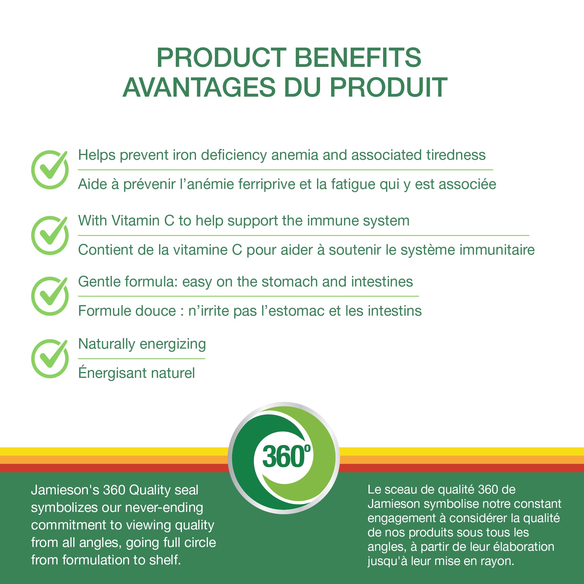 90 capsules for healthy iron levels
