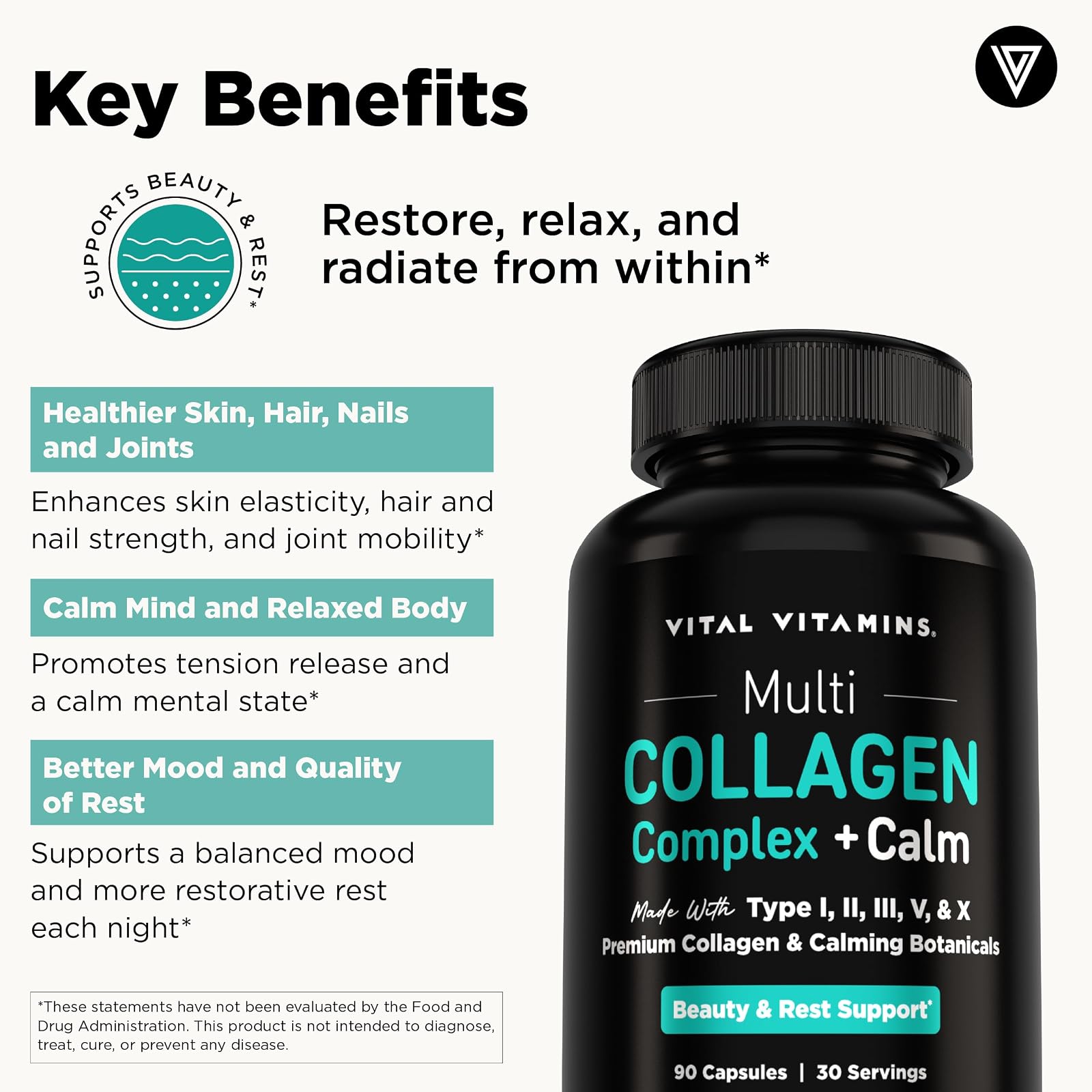 90 capsules for healthy skin