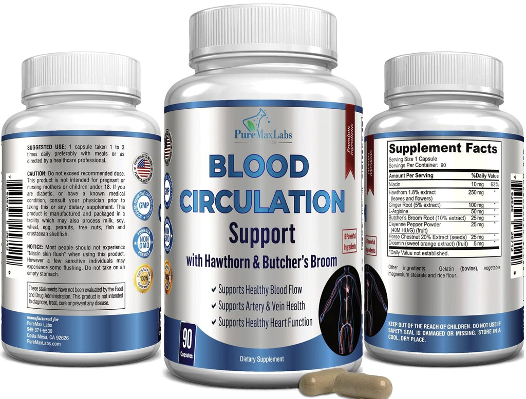 90 capsules for improved circulation