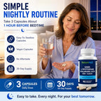 90 capsules for improved sleep quality