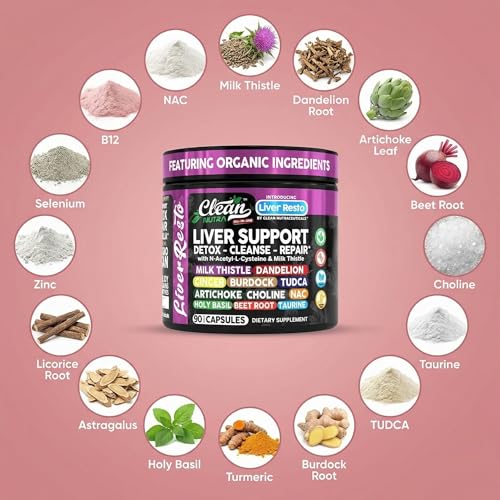 90 capsules for liver detox