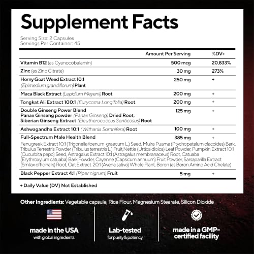 90 capsules for long-lasting supply