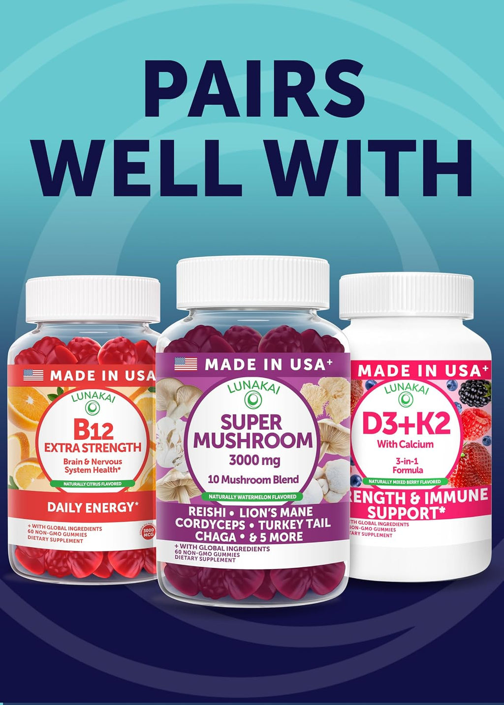 90 capsules for long-lasting supply