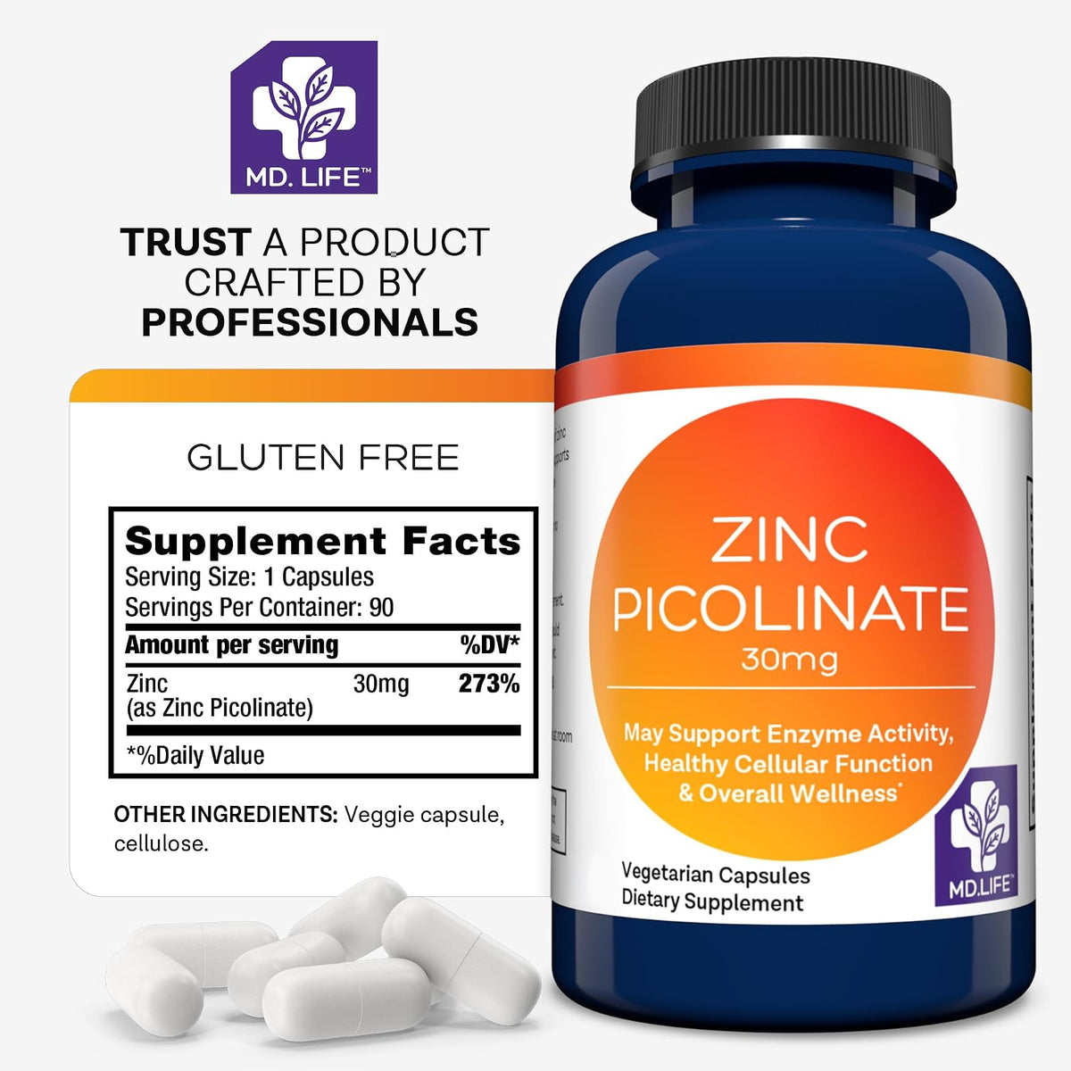 90 capsules for long-lasting supply