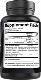 90 capsules for mental clarity