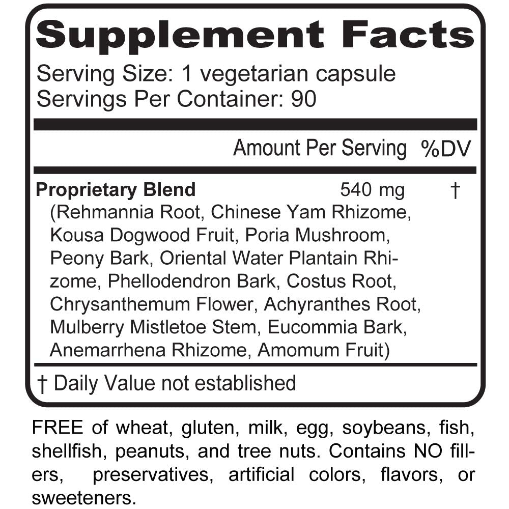 90 capsules for natural detox