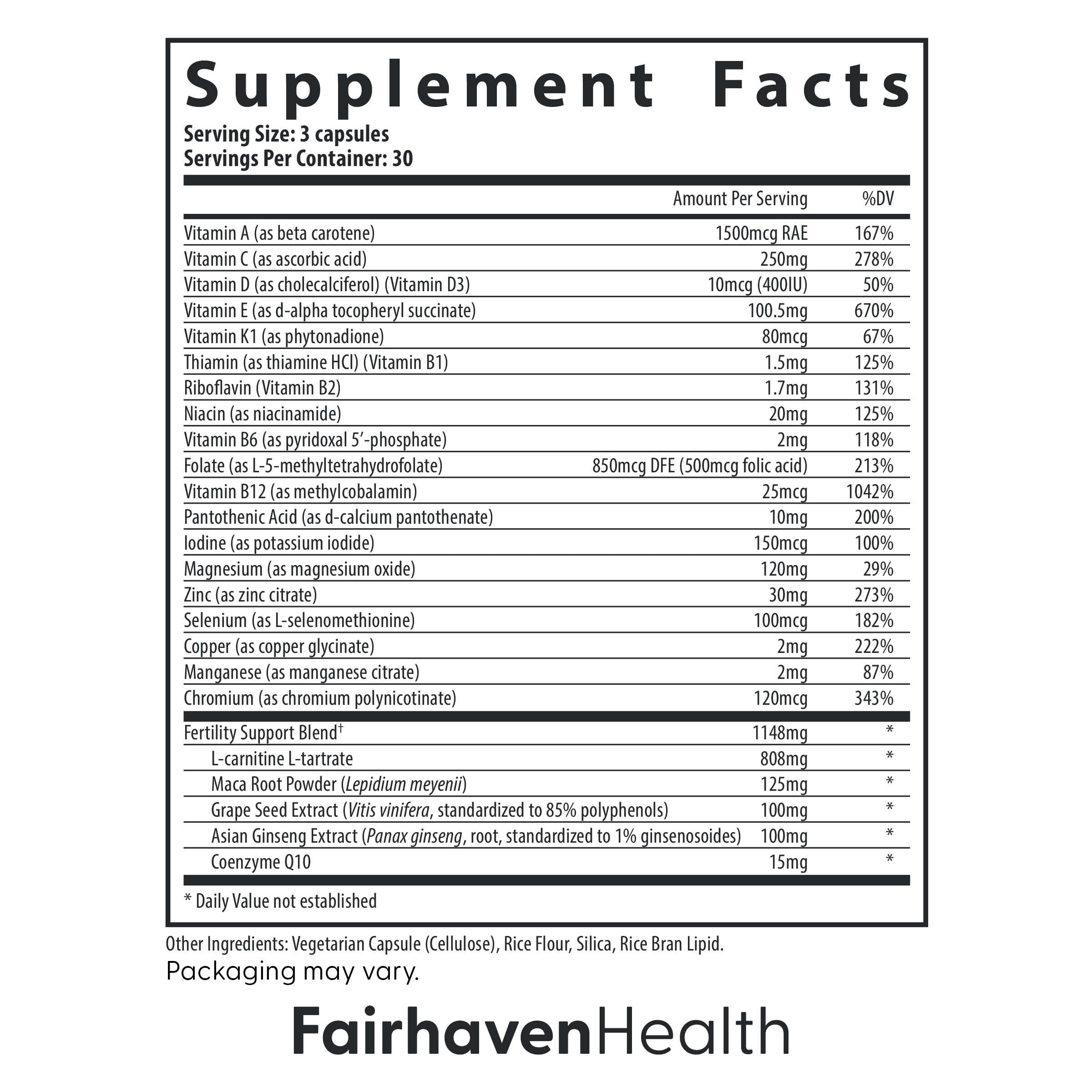 90 capsules for one month supply