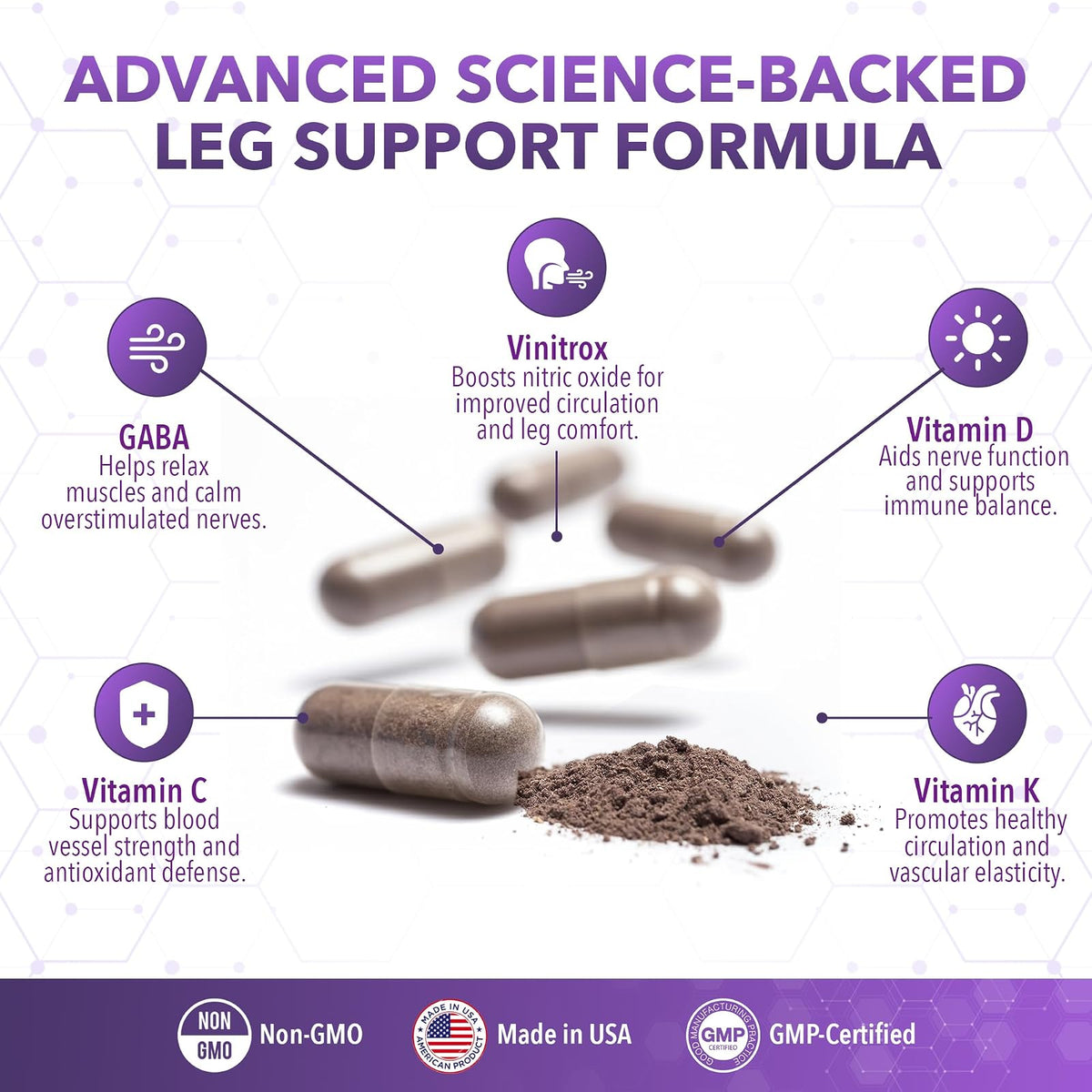 90 capsules for restless legs