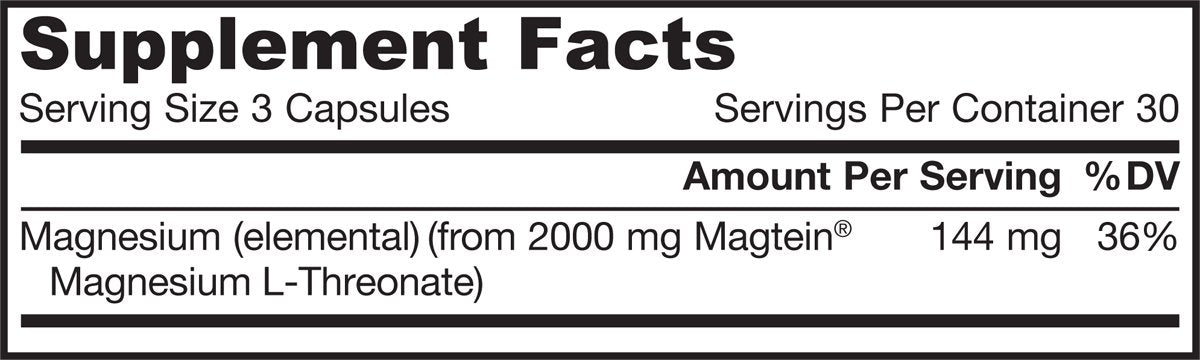 90 capsules magnesium supplement pack
