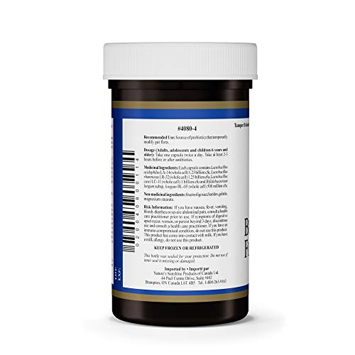 90 capsules of acidophilus supplement