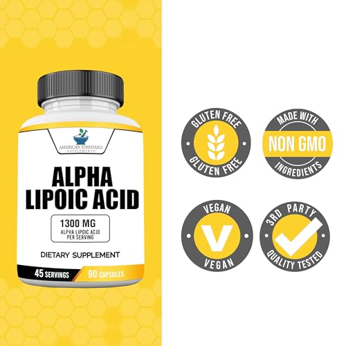 90 capsules of alpha lipoic acid