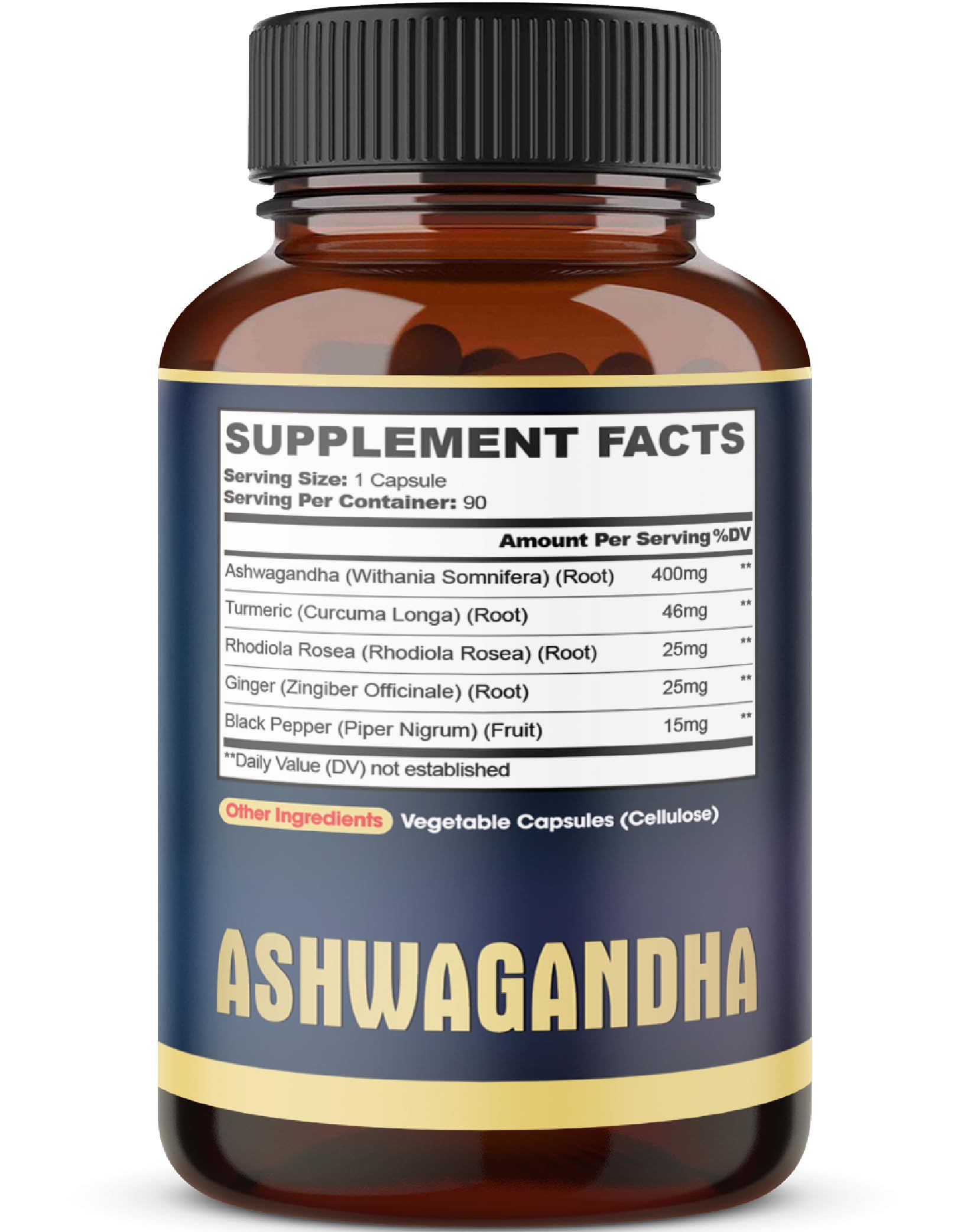 90 capsules of ashwagandha strength