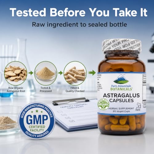 90 capsules of astragalus root extract