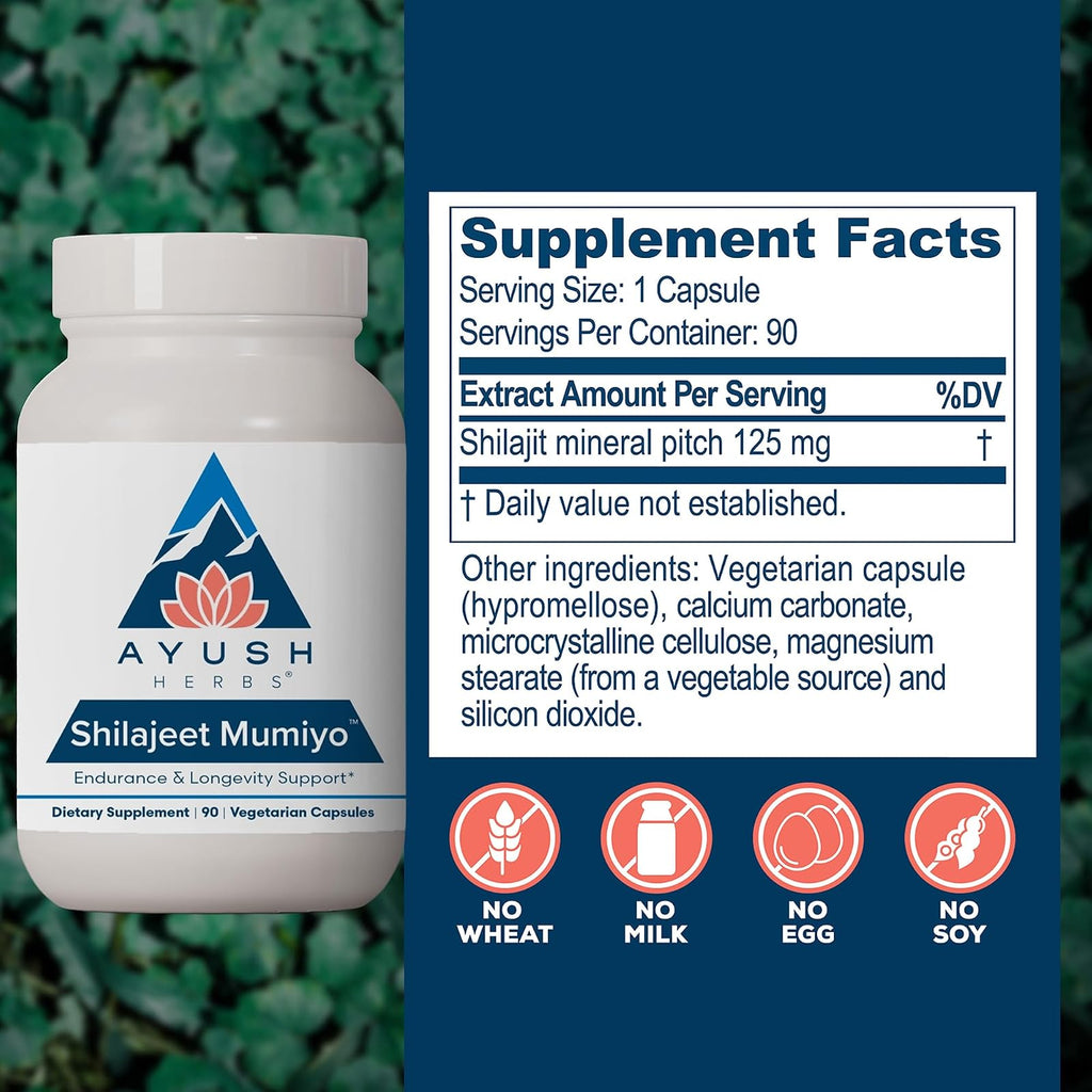 90 capsules of Ayush Mumiyo benefits
