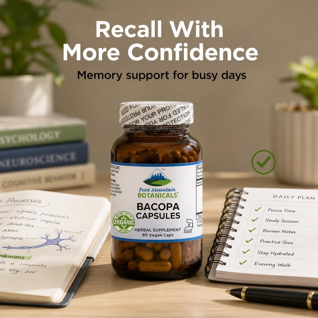 90 capsules of Bacopa Monnieri extract