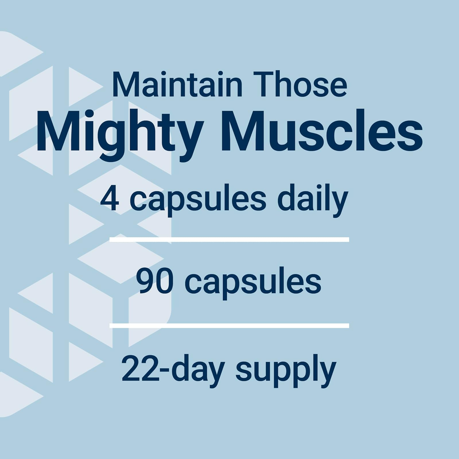 90 capsules of BCAA supplements