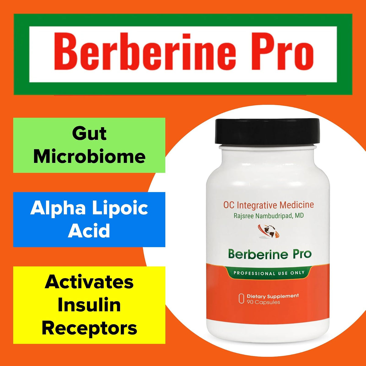 90 capsules of berberine extract