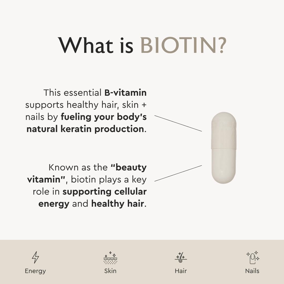 90 capsules of biotin goodness