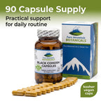 90 capsules of black cohosh extract