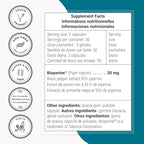 90 capsules of black pepper extract