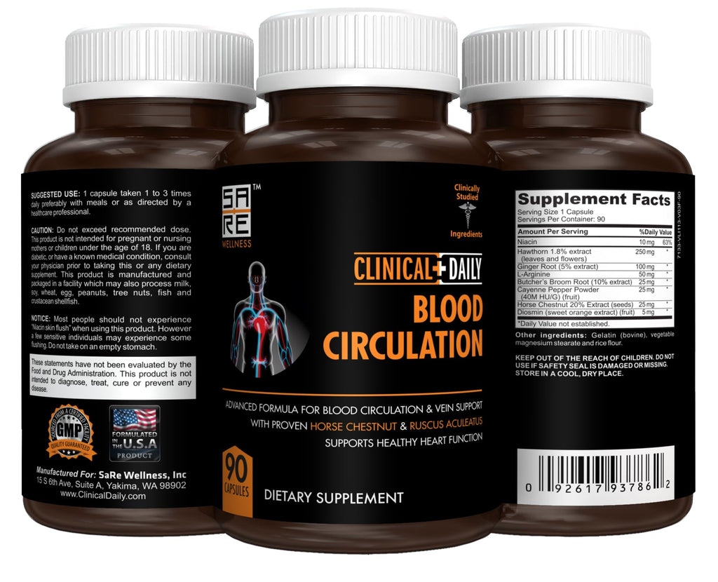 90 capsules of blood circulation support