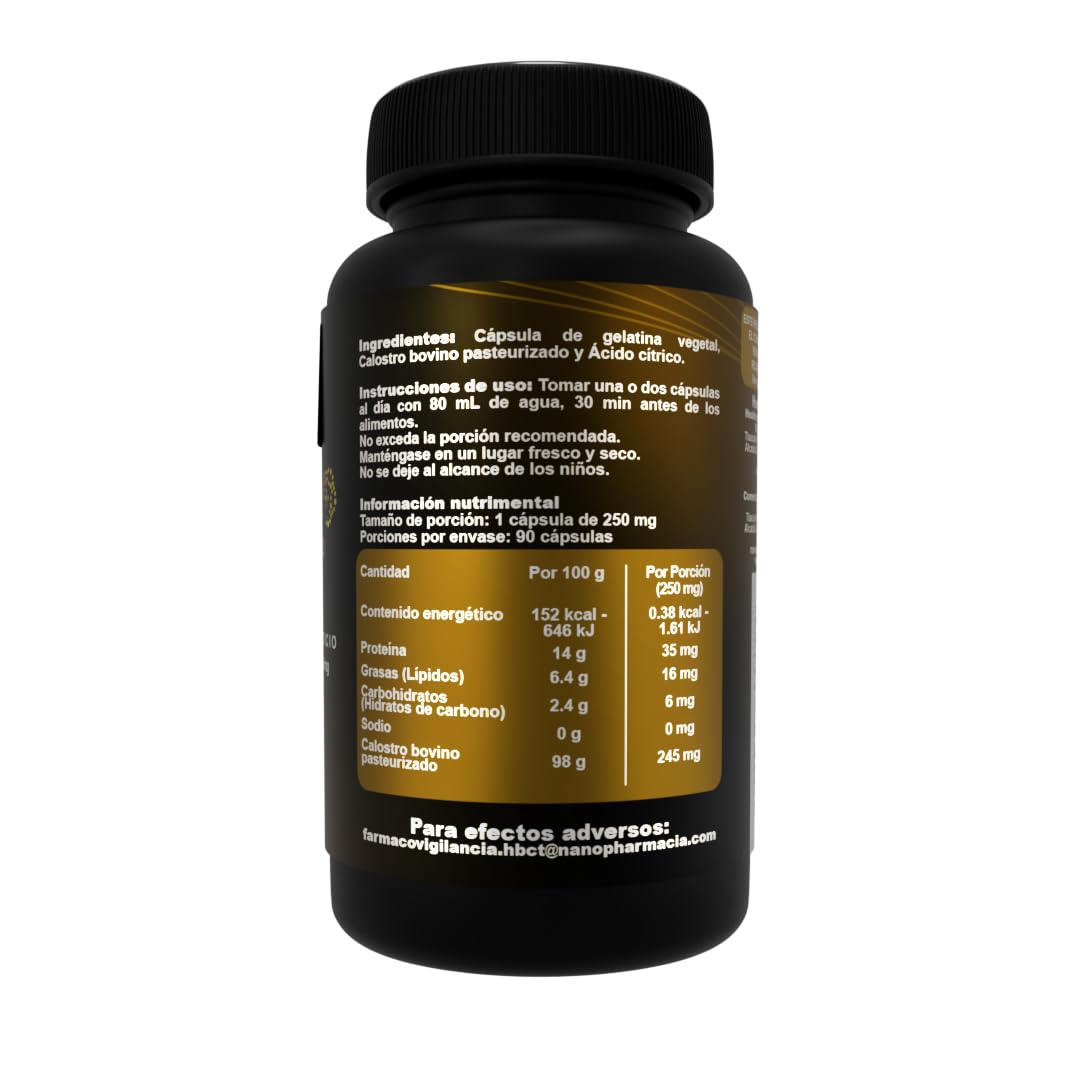 90 capsules of bovine colostrum for vitality