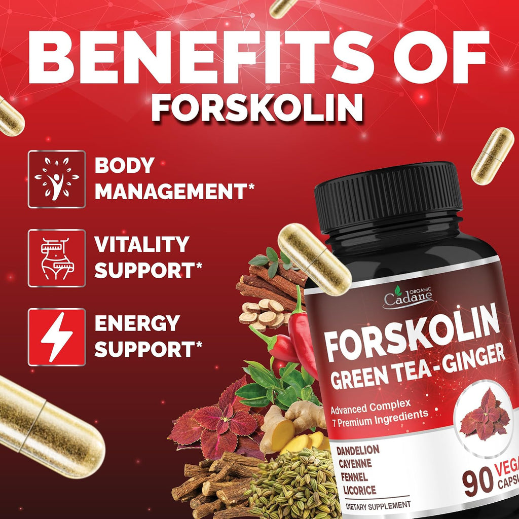 90 capsules of Cadane forskolin
