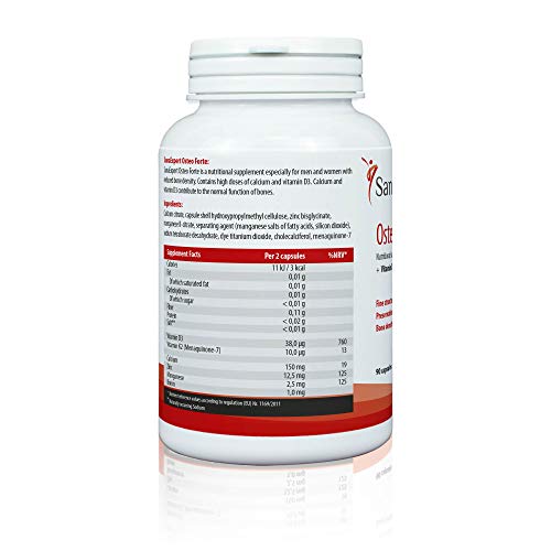 90 capsules of calcium for vitality