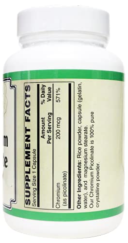 90 capsules of chromium picolinate
