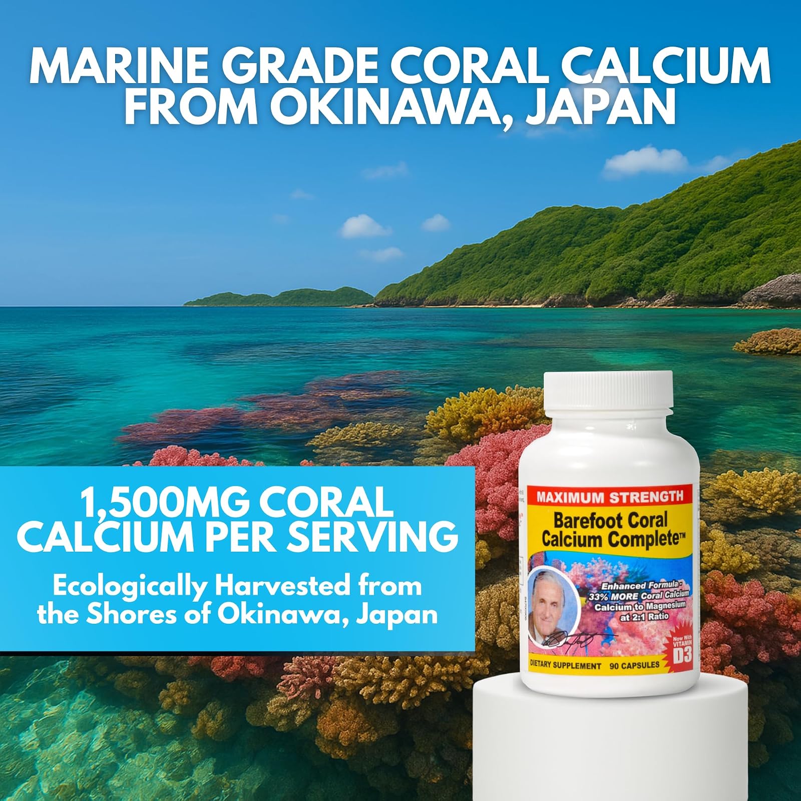 90 capsules of coral calcium
