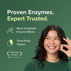 90 capsules of digestive enzyme support