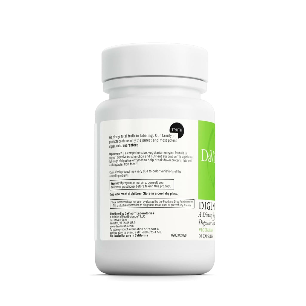 90 capsules of digestive enzyme support
