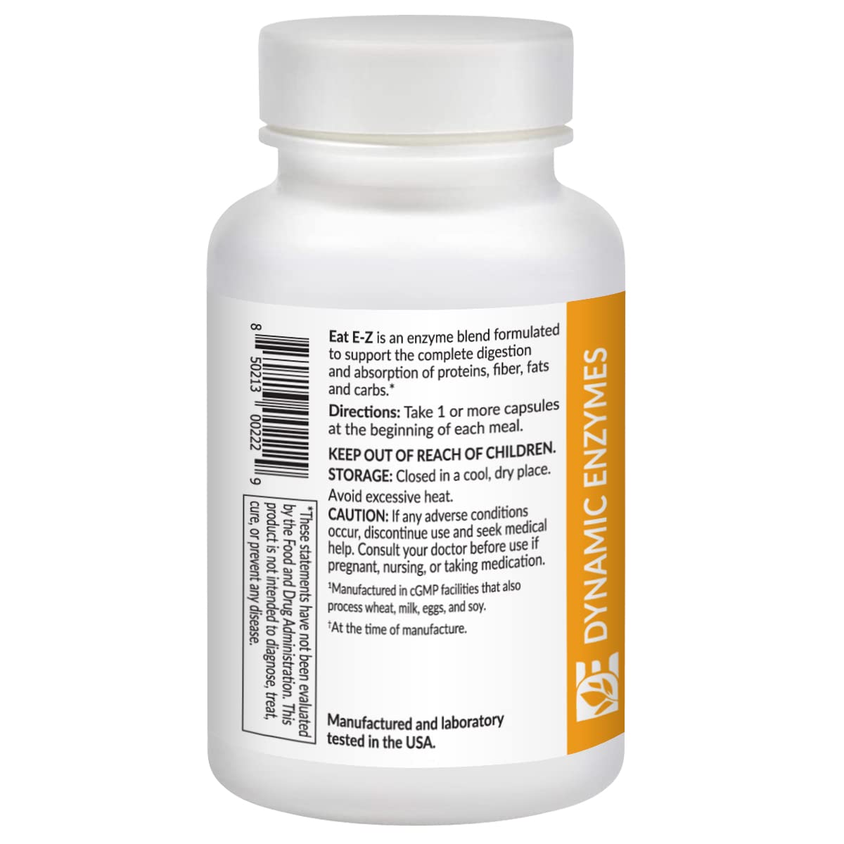 90 capsules of digestive enzymes