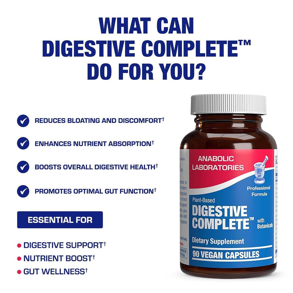 90 capsules of digestive support