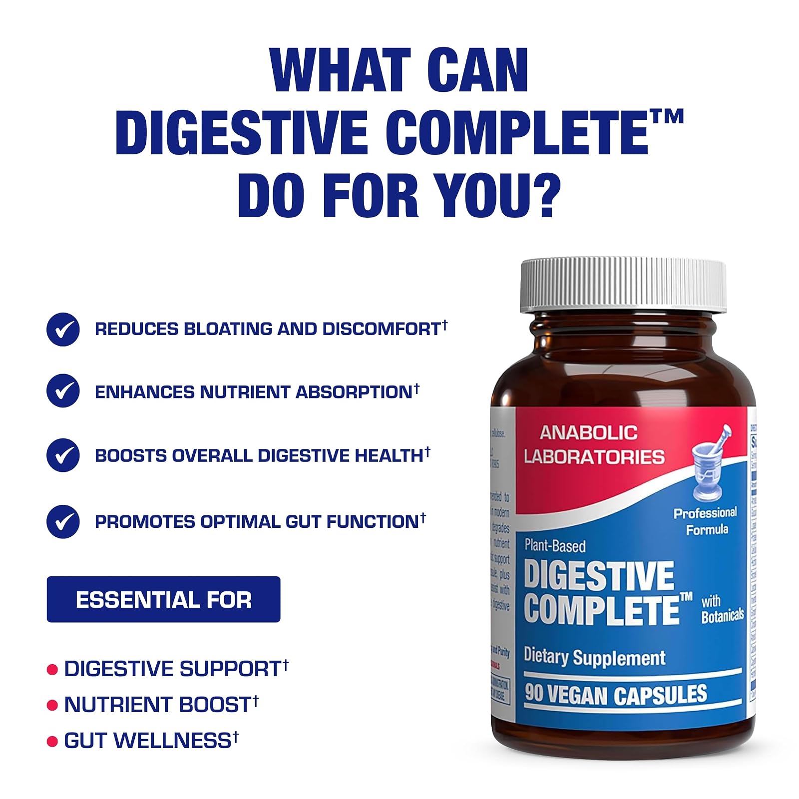 90 capsules of digestive support